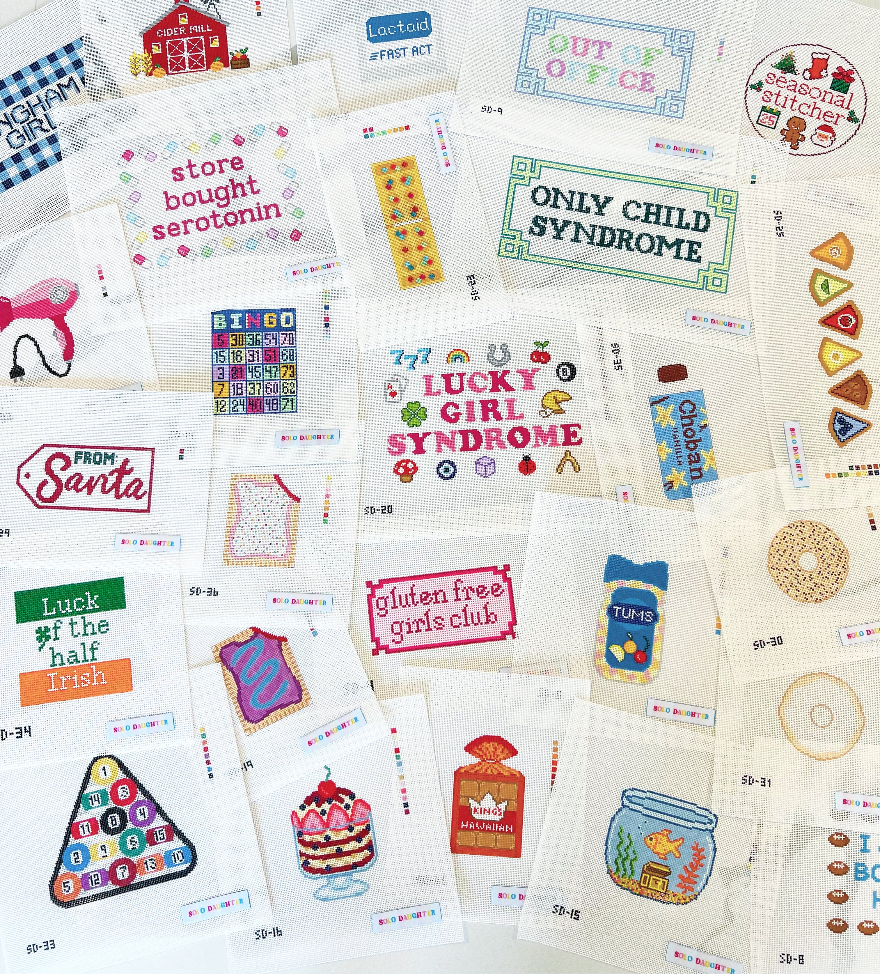 Solo Daughter Canvases – Solo Daughter Stitchery